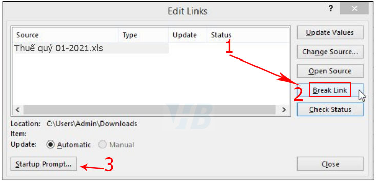 How To Fix This Workbook Contains Links To Other Data Sources Excel Ngolongtech