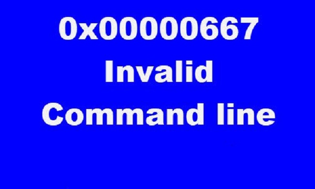 Fix BSOD 0x00000667 Error Invalid Command Line Windows 10