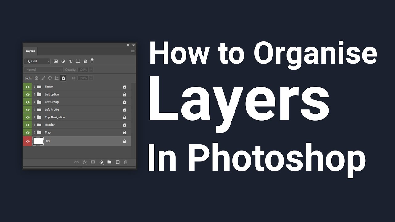 How To Organize Layers In Photoshop